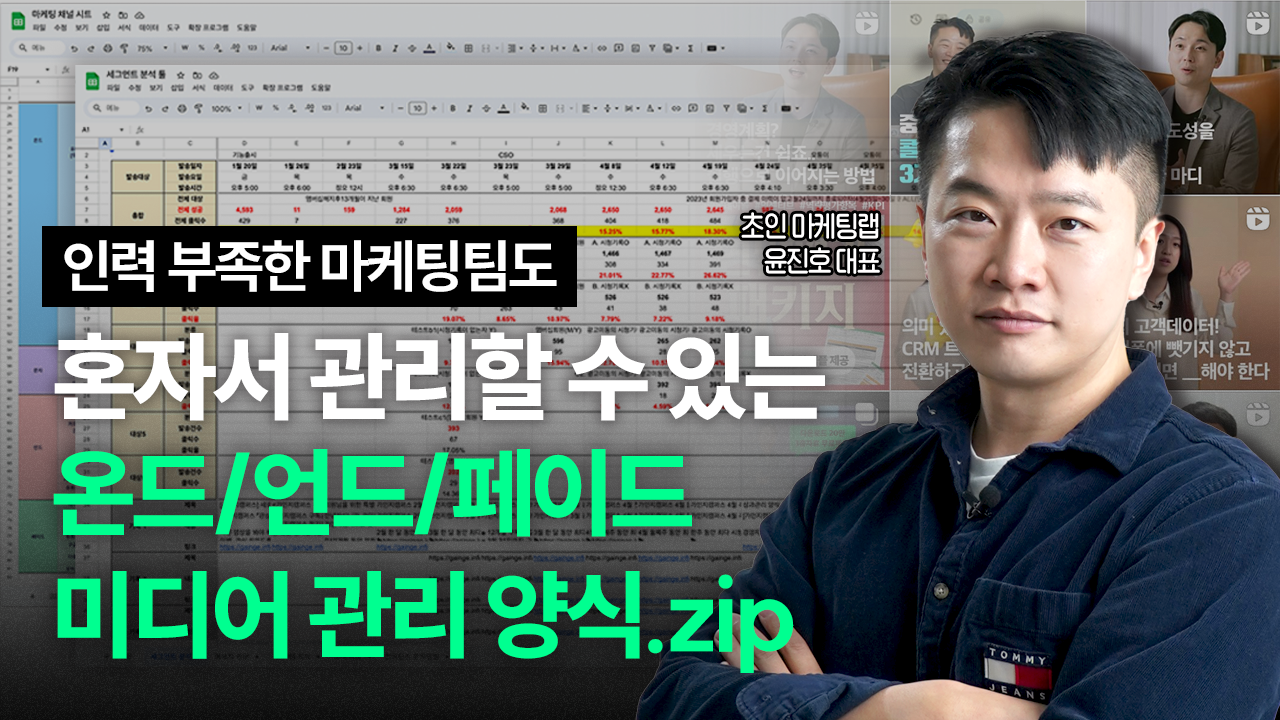 온드언드페이드 채널별 관리 양식 제공 중소기업을 위한 브랜드 자체채널 인플루언서 체험단 광고 채널 운영 전략 3가지